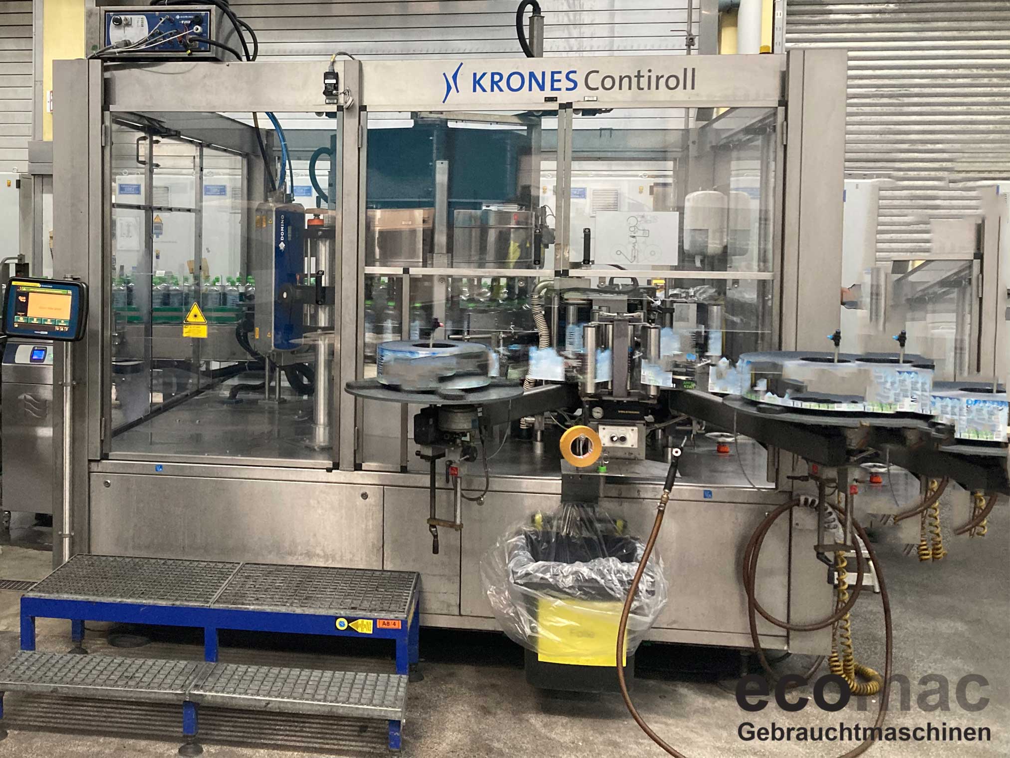 ecomac Krones Contiroll Heißleim Neutraubling Rundumetikett Autocol ...